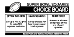 Super Bowl Squares Choice Board – Meredith Akers