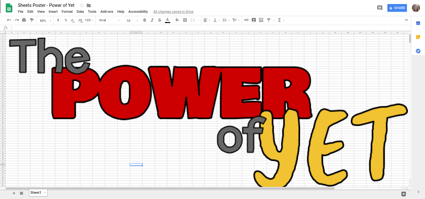 Google Sheets Poster Printing HACK! – Meredith Akers