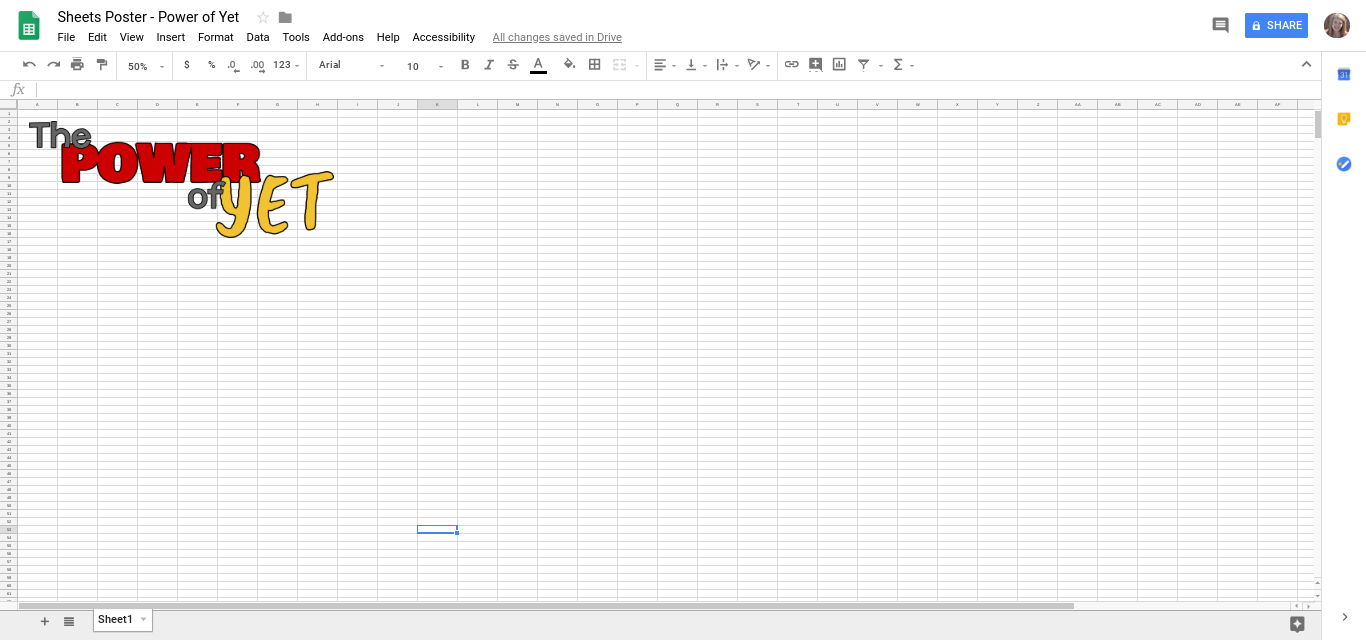Google Sheets Poster Printing HACK! – Meredith Akers