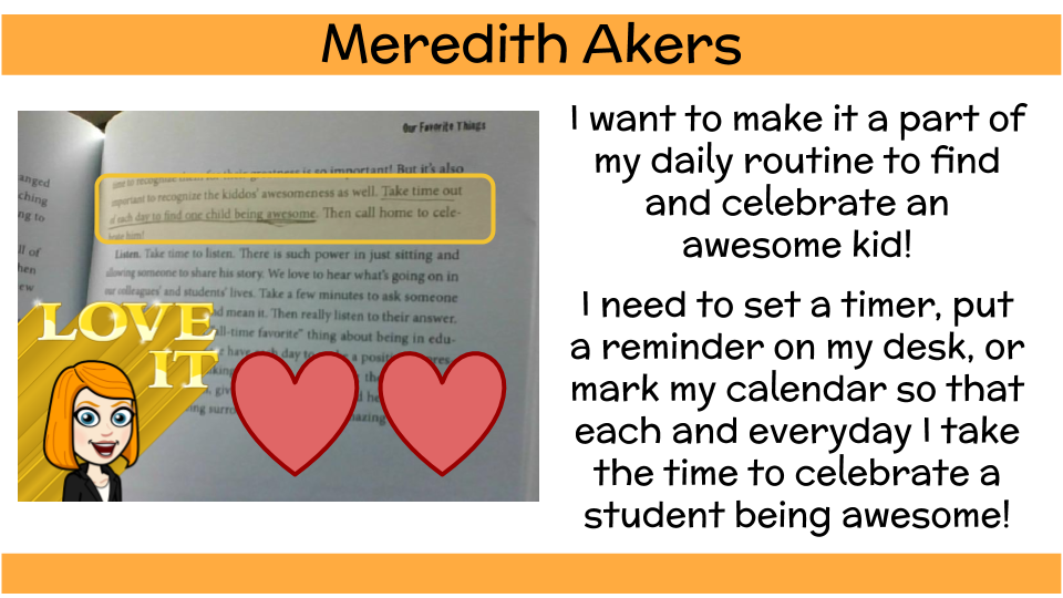 #BookSnaps Google Slides Template – Meredith Akers