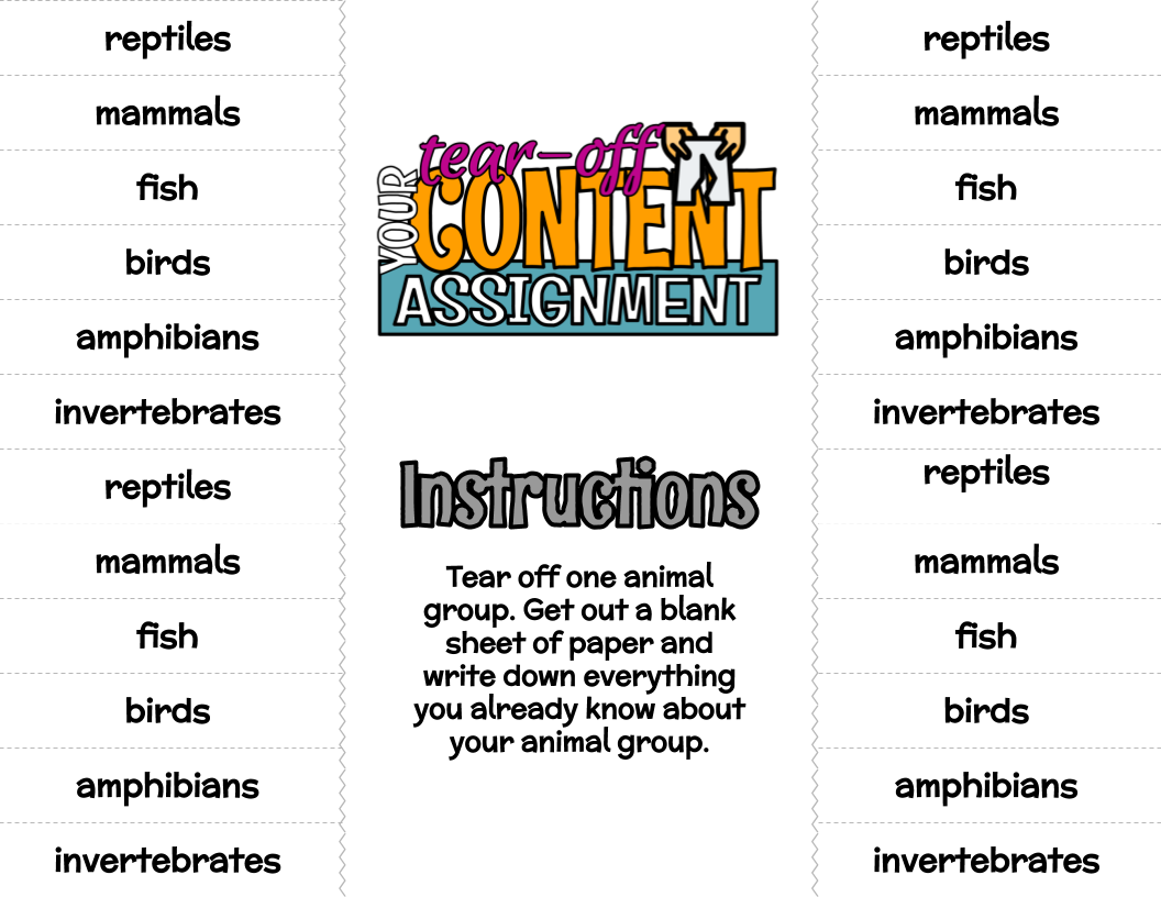 Tear-off Your Content to Create Small Groups – Meredith Akers